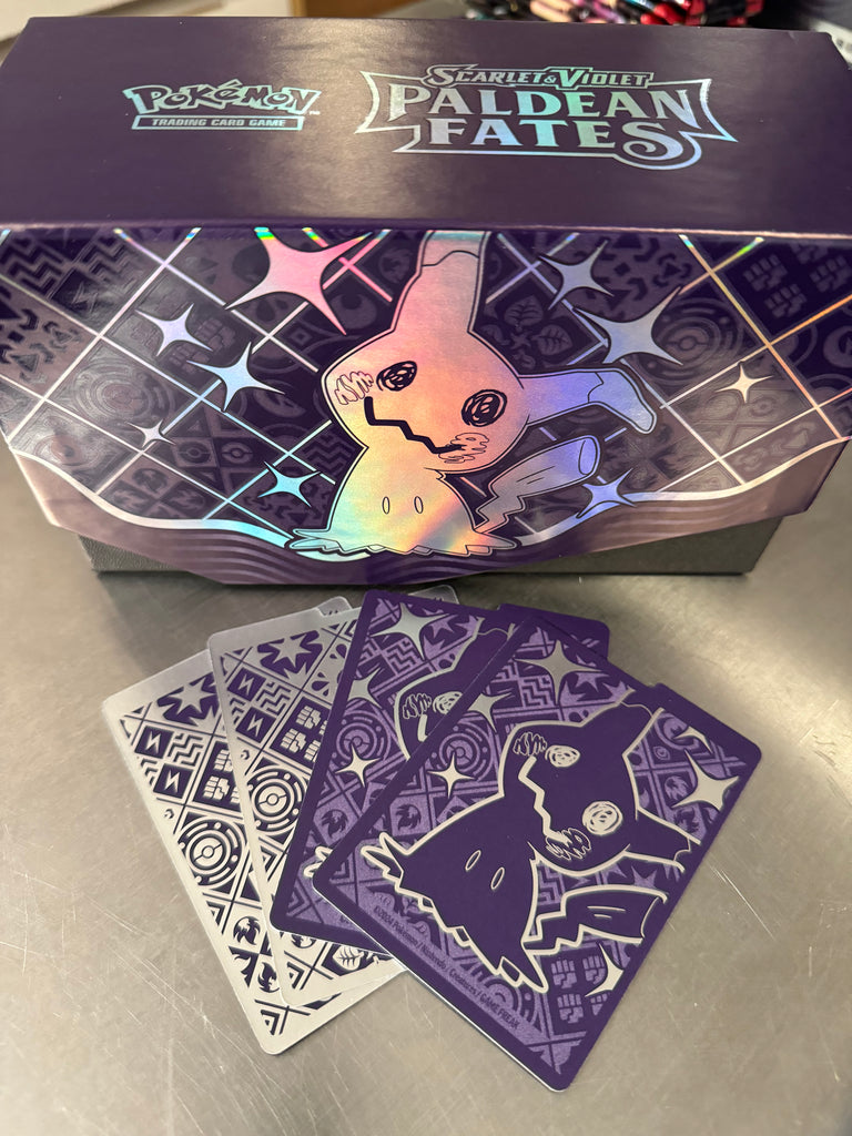 EMPTY Pokemon Scarlet & Violet: Paldean Fates Elite Trainer Box & Divi